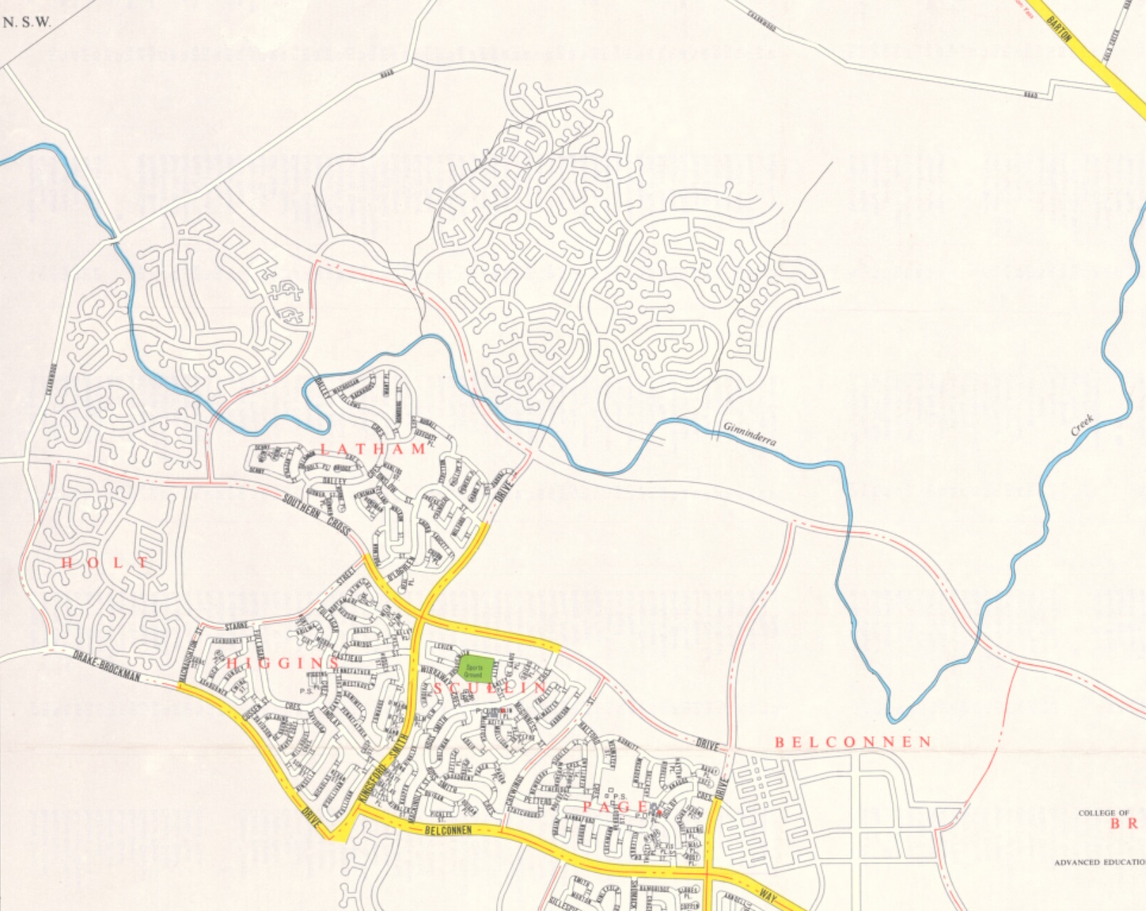 Time Travels: Historical maps of Canberra